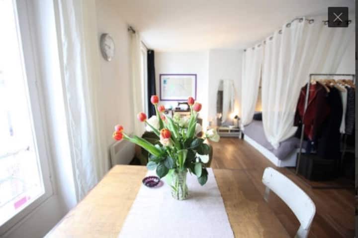 Ton Mini-loft Romantique Paris 10 éMe / Canal - Porte d'Italie