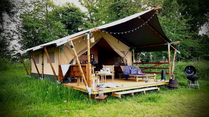Glamping Des 2 Marguerites Safari Lodge- Champêtre - Falaise