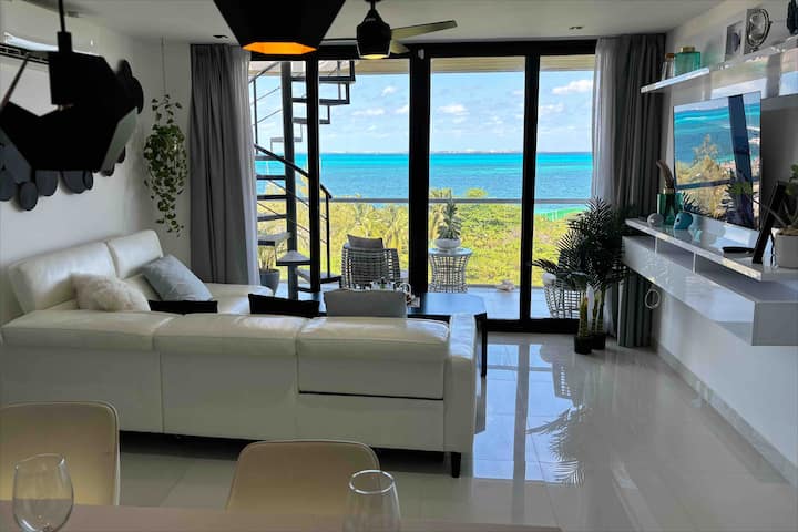 360 Penthouse - Private Jacuzzi + Rooftop Pool - Cancún