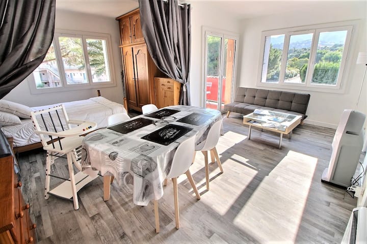 Appartement Cosy Climatisé, Proche Plages, Vue Mer - Cavalaire-sur-Mer