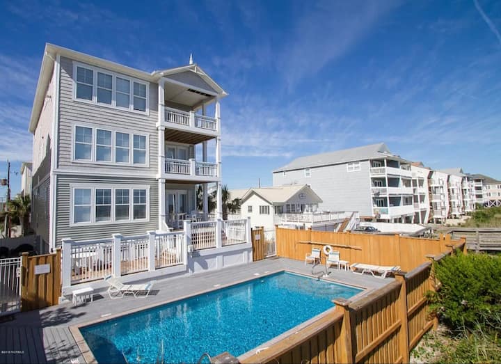 Gone Coastal Of Duplex W/ Saltwater Pool (618 #1) - Carolina Beach, NC