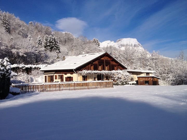 Megève, Saint-gervais, Ferme Chalet De Caractère. - Sallanches