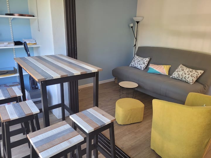 Appart. T2 Proche De La Plage, Parking Privé - Saint-Cyprien Plage