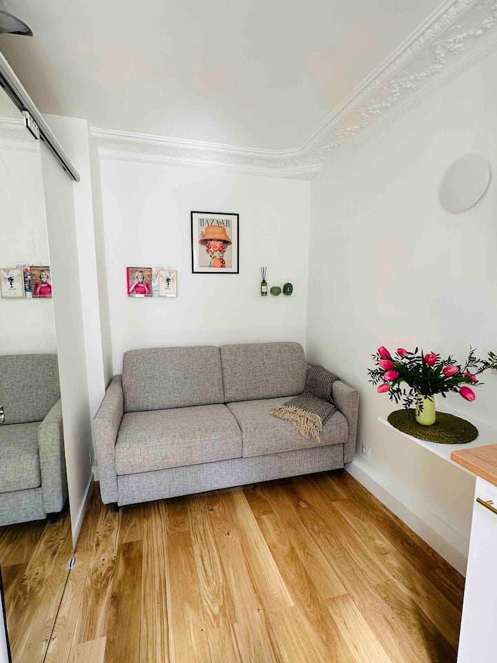 Bright Studio Steps From Opéra & Shopping - Paris