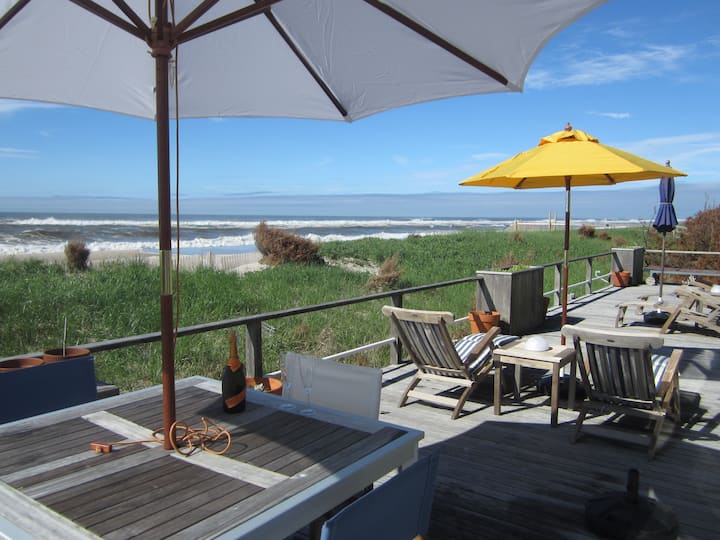 Ocean Front House On The Beach - Fire Island, NY