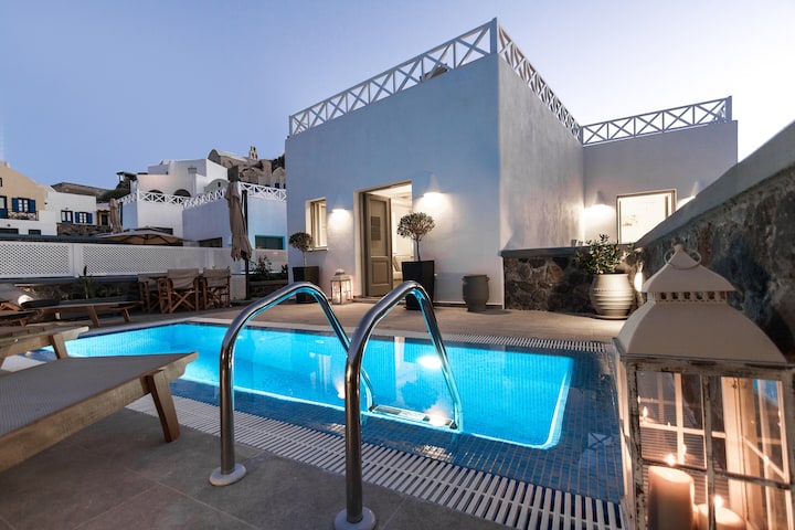 Luxury Villa Poolprive Breakfast V.castle Akrotiri - Szantorini
