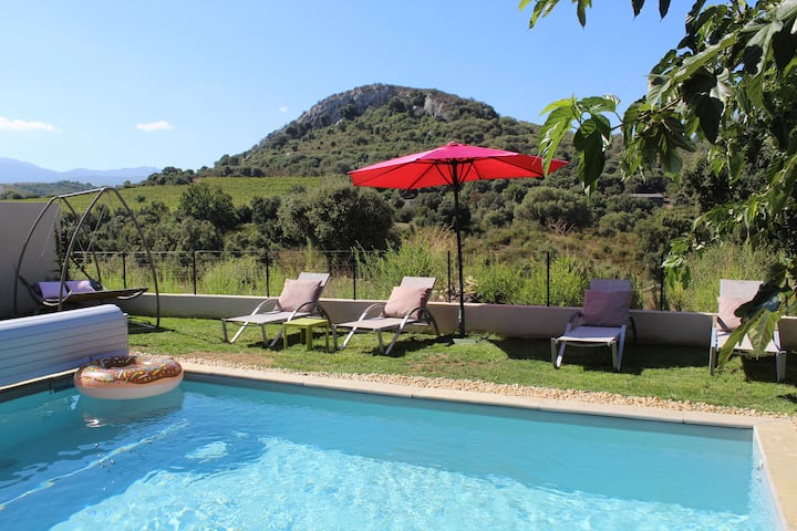 Villa Bella Vista, Piscine Chauffée6/7pers. - Saint-Florent