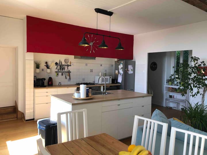 Maison Lumineuse Et Familiale Avec Vue Magnifique - Pauilhac