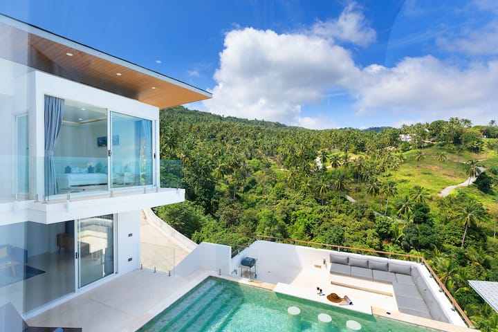 Low Season Hot Deal - 4br Sea View Villa - Koh Samui