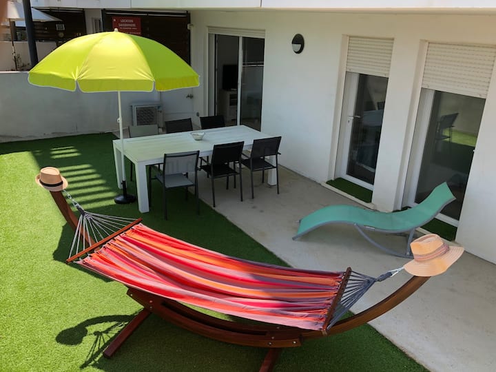 Gruissan Grazel Appartement T3 Rdc Climatisation - Gruissan