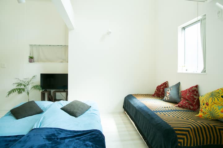 Near Shibuya Sta. At Quiet Corner With High Loft - 시부야구