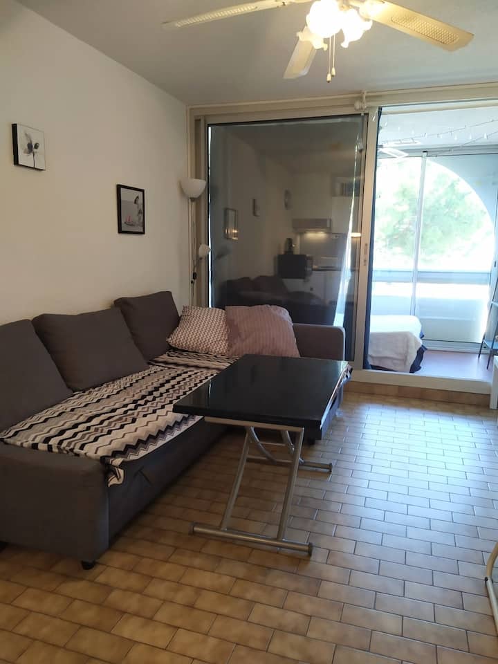 Joli Studio Cabine Avec Piscine Proche Plages - Le Grau-du-Roi