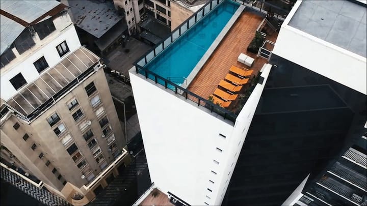 New,close To Subway,kitchen,swim Pool,fitness Room - Sao Paulo