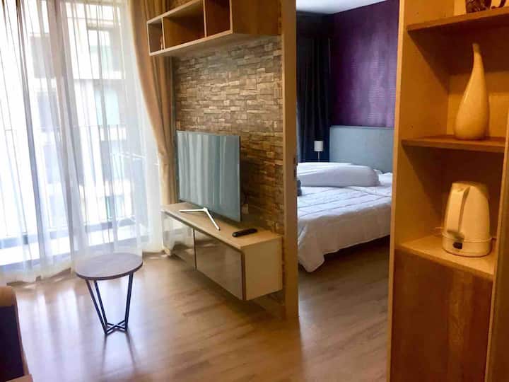 J.near Bts Bang Chak 1br High Speed Wifi - Bangkok