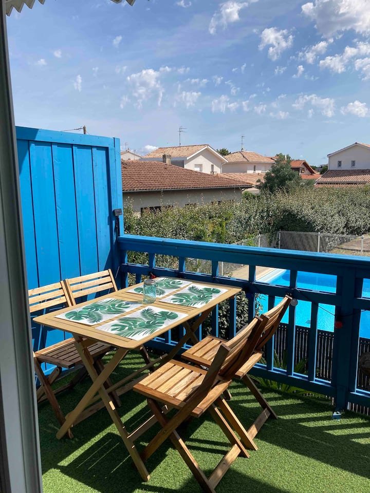 Superbe Appartement Avec Balcon Et Piscine. - La Teste-de-Buch