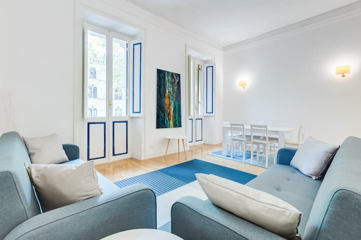 The Blue Frame - Bright & Stylish Near The Vatican - Rome