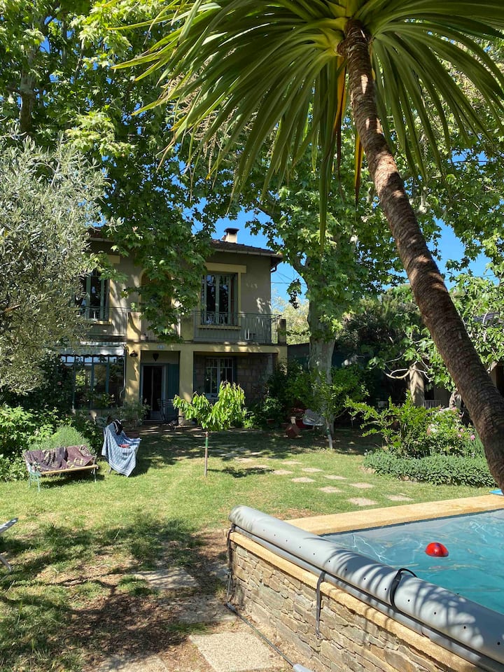 Aix-en-pce Jolie Maison Jardin Piscine + Studio - Aix-en-Provence