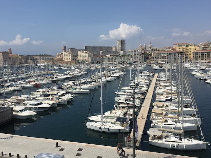 Appartement Vue Exceptionnelle Vieux Port - Plages de Marseille Prado