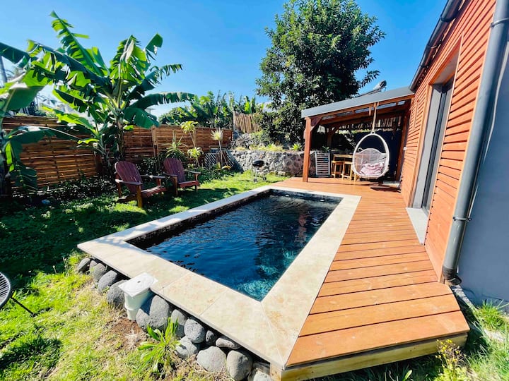 Anaélodge, Piscine Privée 30°petit Déj Compris - La Réunion