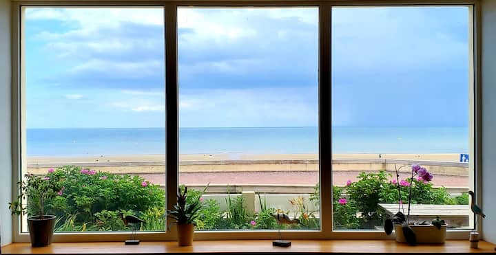 Villa Front De Mer Avec Grand Jardin Au Sud Abrité - Ouistreham