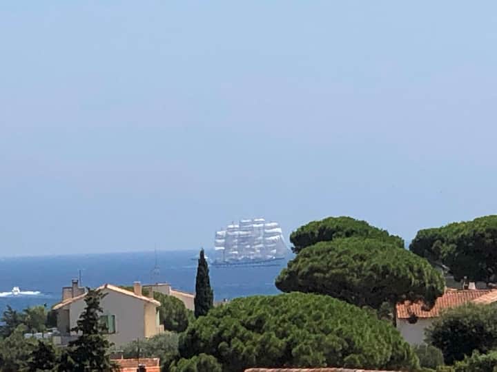 2e Et Dernier éTage, Terrasse, Vue Mer, Clim-wifi - Gassin