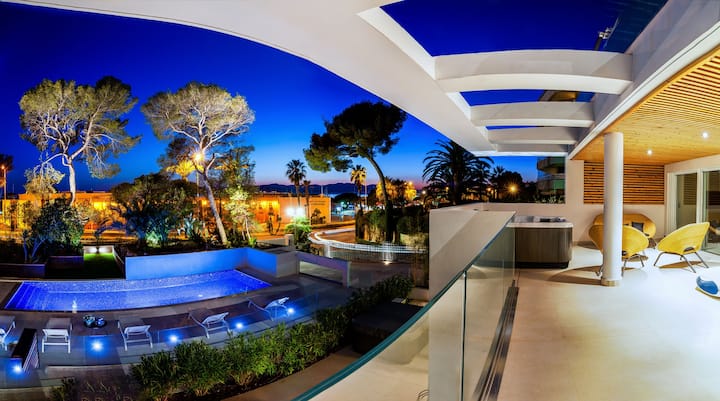 Villa Catleya-suite-4-jacuzi-piscine-fitness-t4 - Fréjus