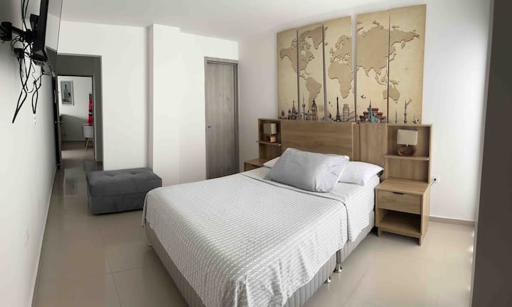 Aparta Estudio Para 3 Pax, Excelente Ubicación - Barranquilla