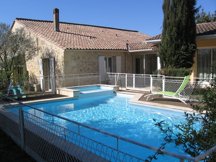 Superbe Gîte 4*8p Piscine Jardin Billard Bordeaux - Bordeaux
