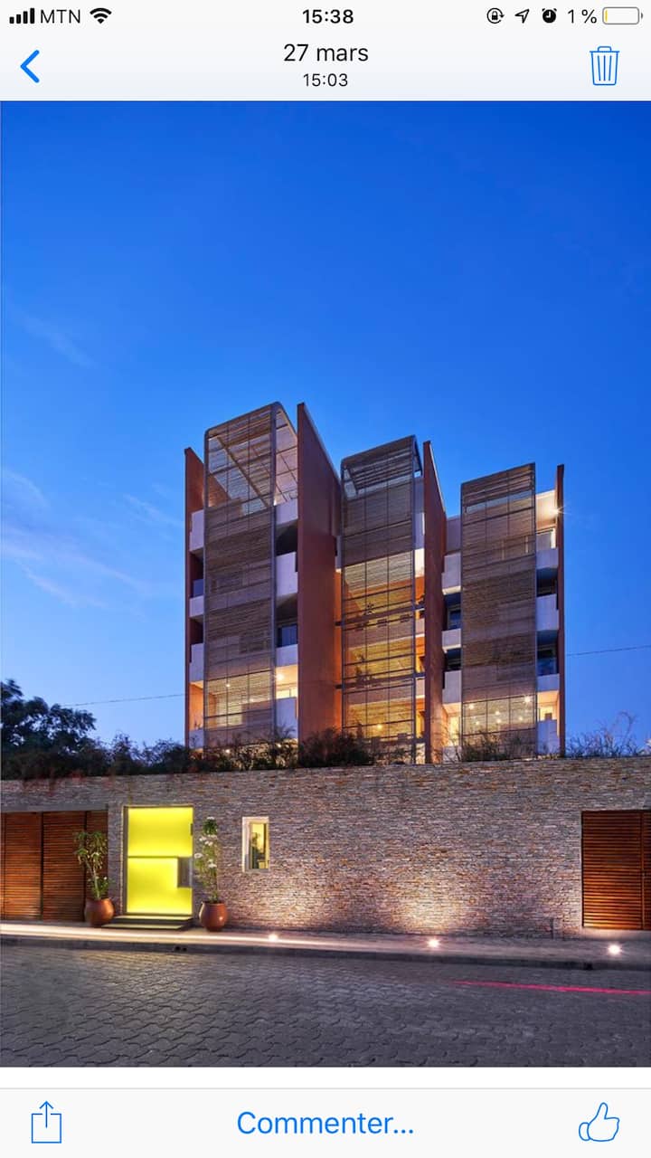 Appartement Moderne - Piscine, Sauna & Gym - 코토누