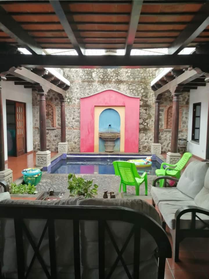 Casa Colonial Con Picina - Masagua