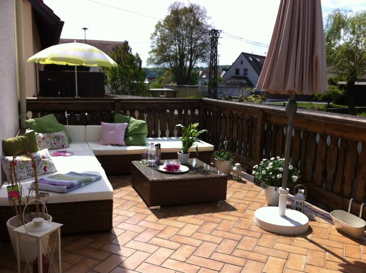 Modernes Haus Mit Garten Und Blick Ins Grüne - Sarreguemines