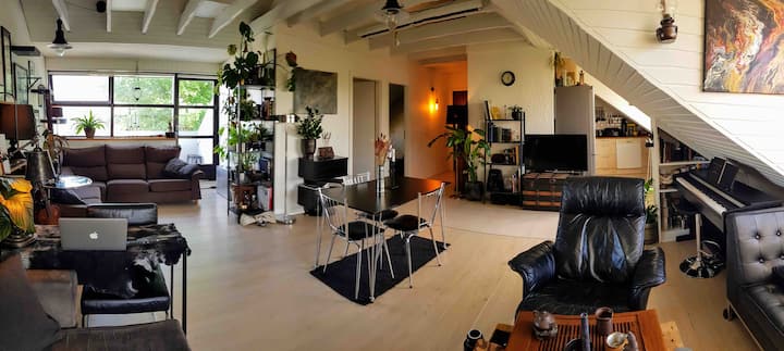 Small Bedroom And The Cat Under The Roof - Reykjavík