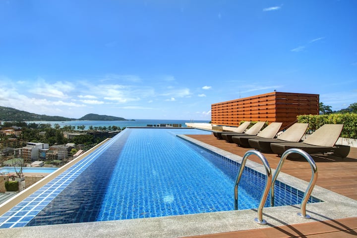 Modern Studio Igor Rooftop Pool View Patong Beach - Pa Tong