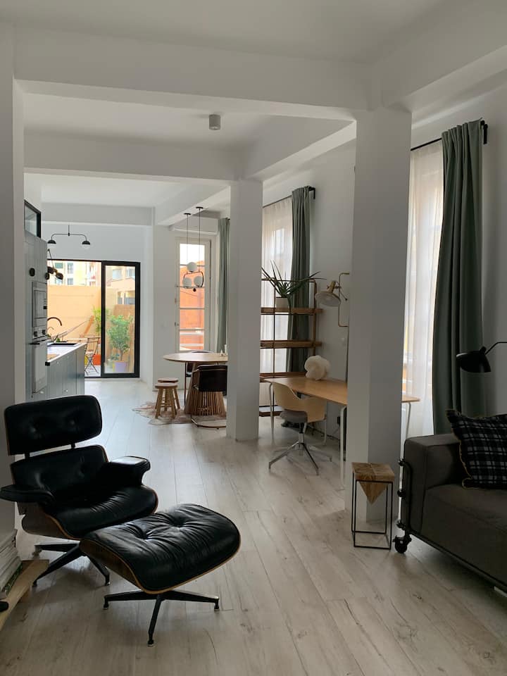 Stylish Sunny Flat 2min To Ruzafa With Terrace - Valencia