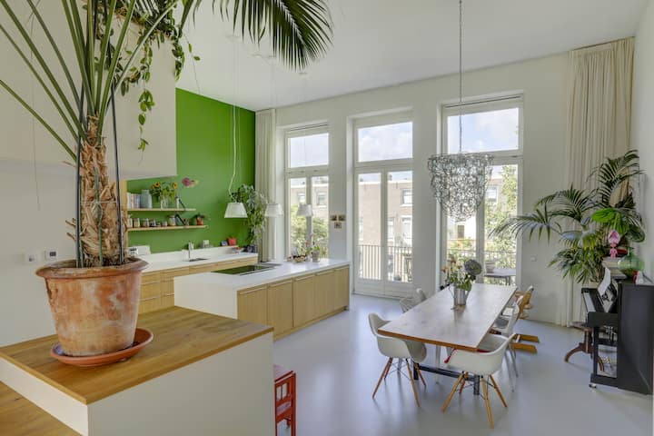 Spacious Sunny Family Apartment, Roof Terrace - Ámsterdam