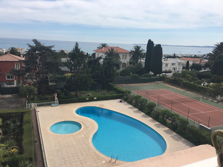 3 Pièces En Bord De Mer Avec Piscine Et Tennis - Nice