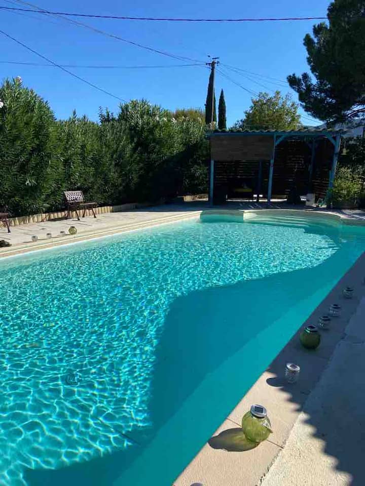 Jolie Villa Avec Piscine Et Vue Sur Le Luberon - Gordes