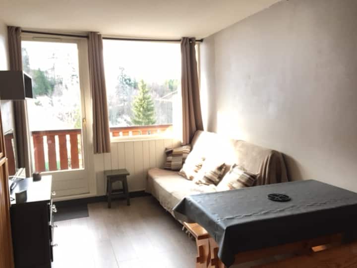 Studio Les Brasses Pied Des Pistes - Praz de Lys Sommand