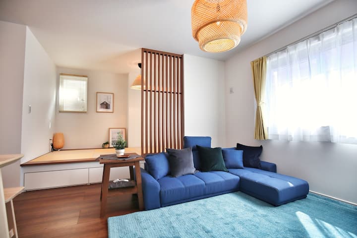 Xd54321 全栋日式一户建｜全景卧室枕晴空塔夜景，免费 Wi-fi + 宽敞舒适空间 - Ueno