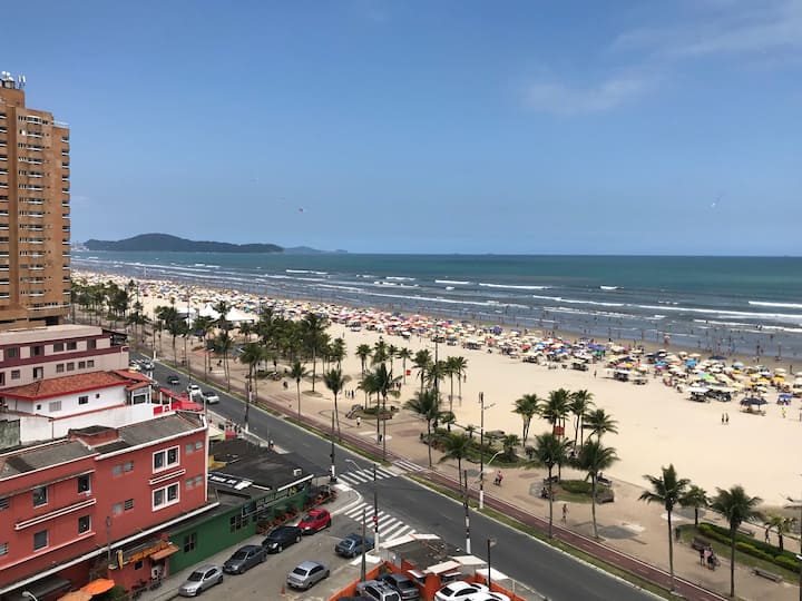 Praia Grande Ocian, Frente Da Praia!!! - Praia Grande