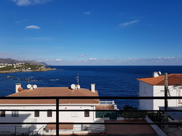 Appartement Climatisé De 2 Chambres 400m Plage - Llançà