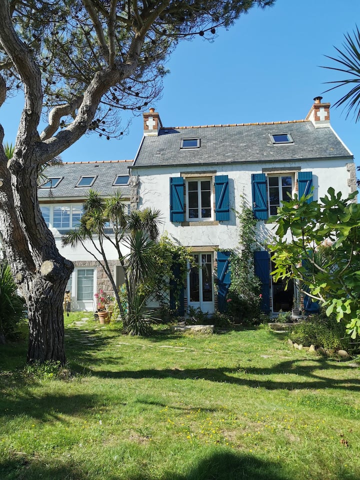 Au Diben - 10 Pers, Plage Du Port Blanc à 100 M - Carantec