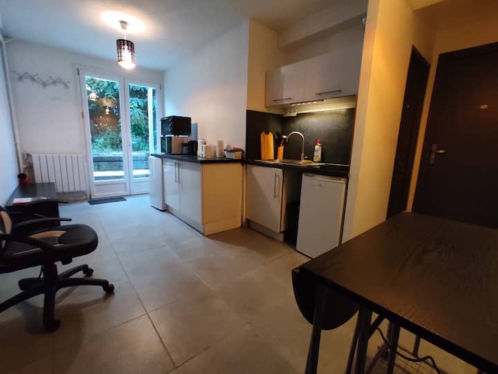 Chambre Océan Piscine-clim-sdb-pk - Mérignac