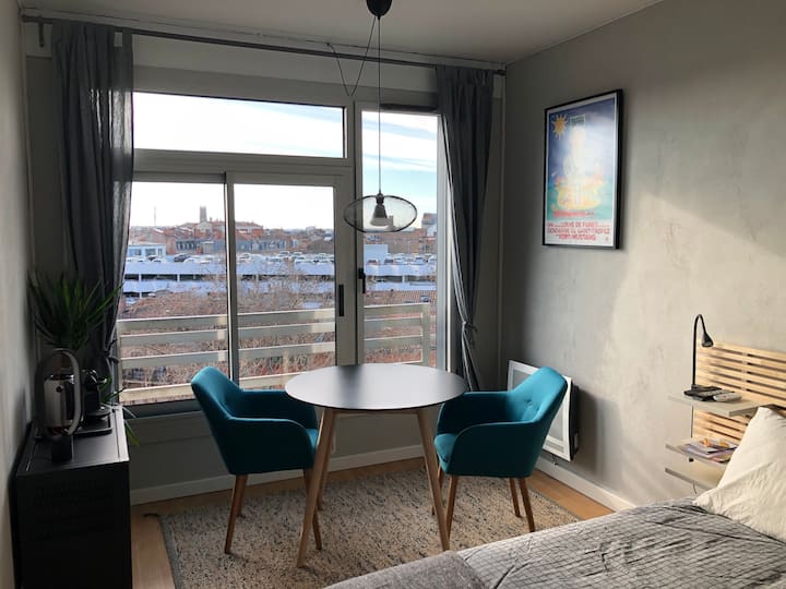 Studio Hypercentre, Superbe Vue Et Parking - ibis Styles Toulouse Cite Espace