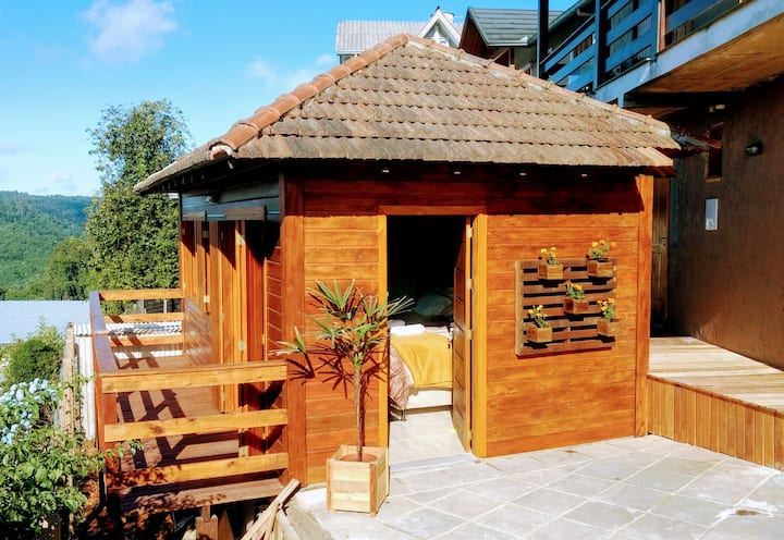 Chalé Vista 14 - Gramado - Serra Gaúcha - Ar C - State of Rio Grande do Sul