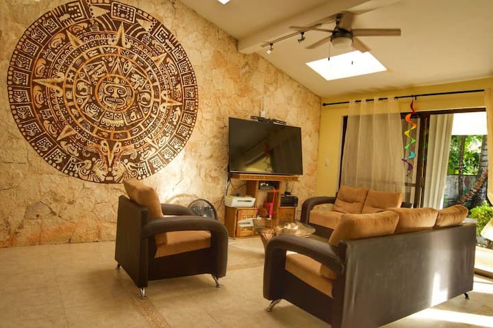 Cozy House With The Garden And Gazebo - Puerto Aventuras