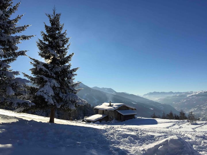 Grand Chalet D'alpage Avec Une Vue Spectaculaire - Peisey-Nancroix