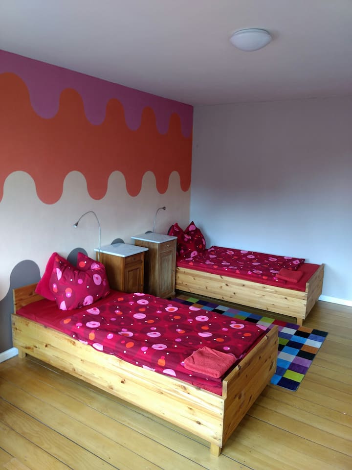 Großzügiges Zimmer Mit 2 Einzelbetten Kiel Zentrum - Kiel