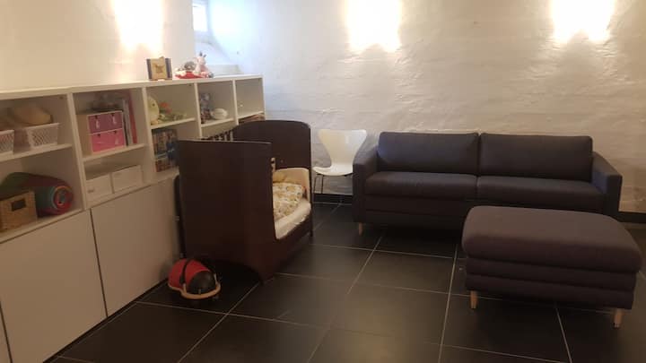 Privat Kælderværelse, Have, Egen Indgang, Eget Bad - 코펜하겐