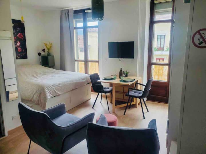 Superbe Studio Rénové Avec Balcon En Hyper Centre - Aix-les-Bains